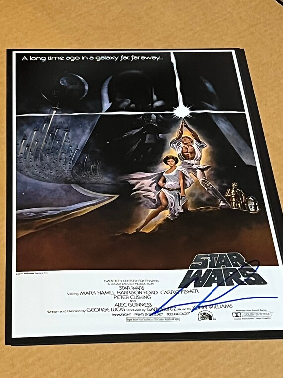 GEORGE LUCAS Signed Autographed Star Wars 11x17 Movie Poster - Etsy