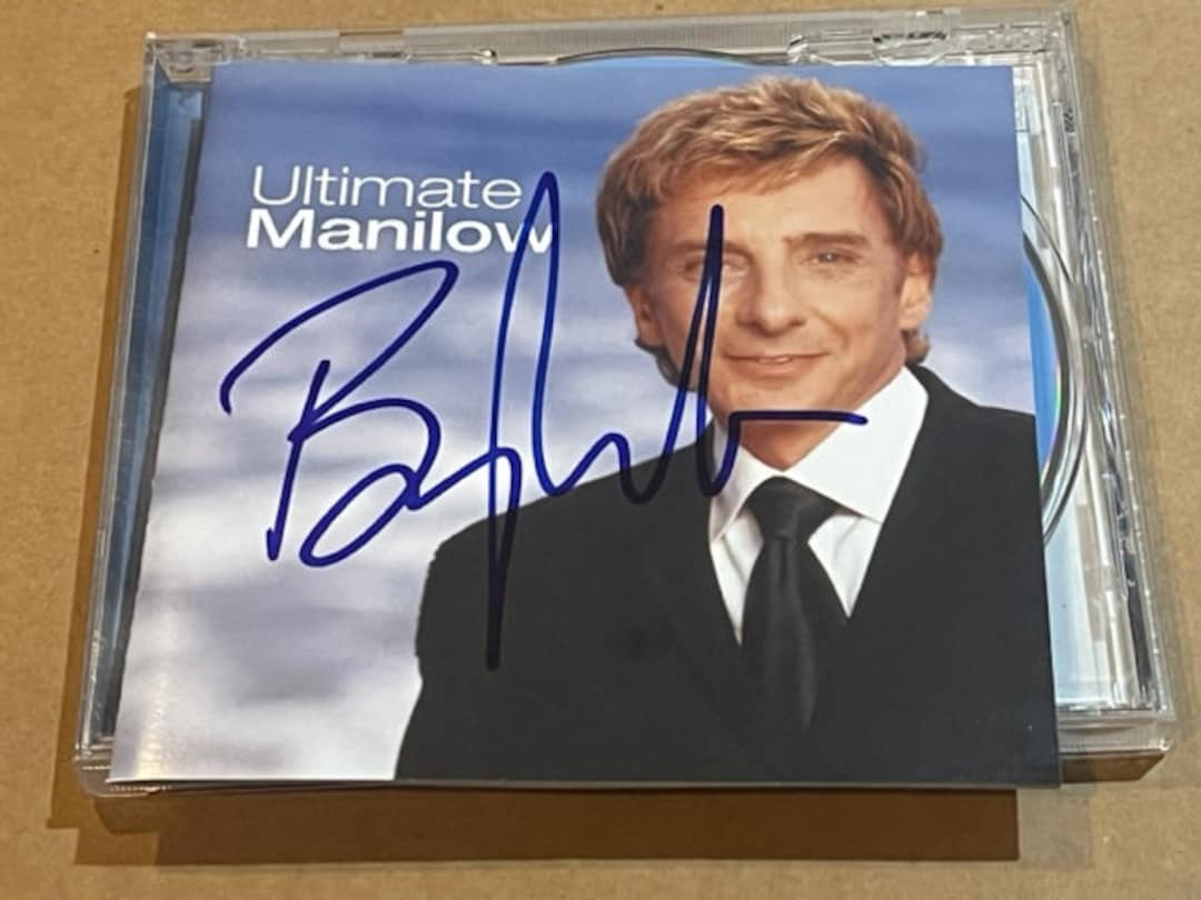 BARRY MANILOW Signed Autographed Ultimate Manilow CD Booklet - Etsy