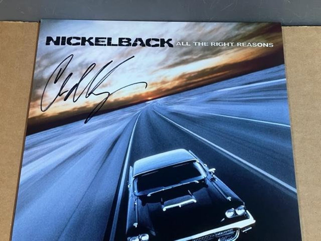 CHAD KROEGER Signed Autographed NICKELBACK All the Right Reasons Record ...