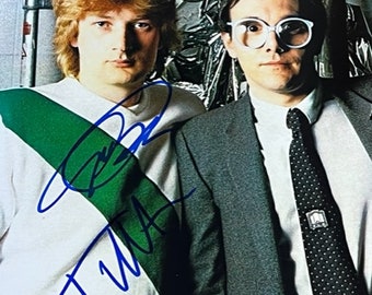 Trevor Horn & Geoff Downes Dual Signed Autographed THE BUGGLES Record ...