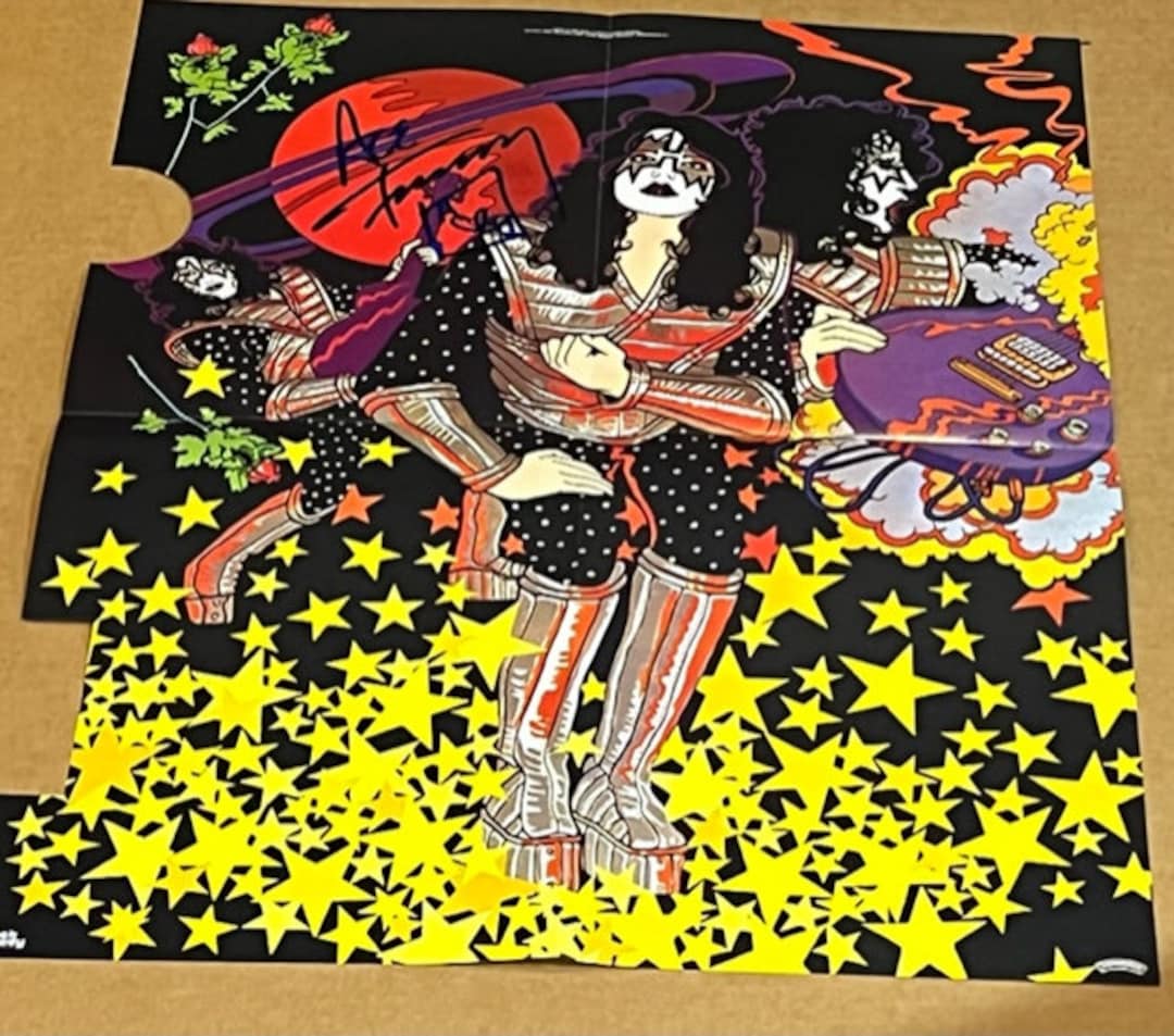 ACE FREHLEY Signed Autographed KISS Solo Album Insert Poster - Etsy