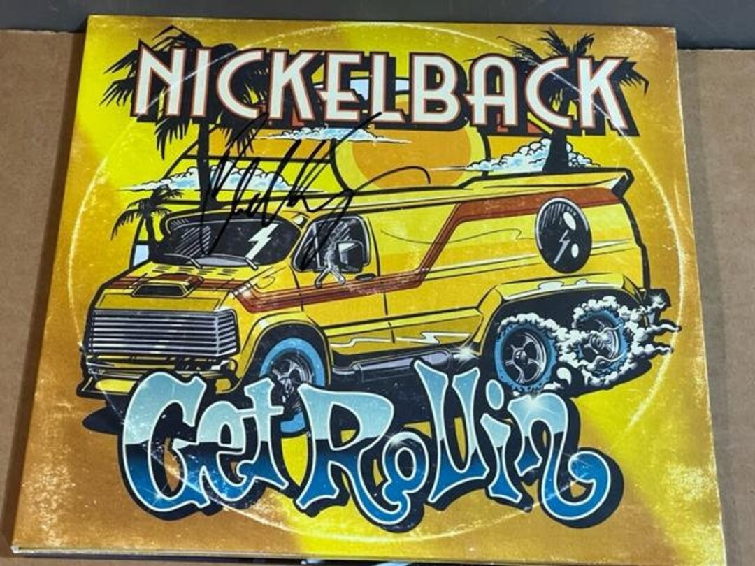 CHAD KROEGER Signed Autographed NICKELBACK Get Rollin Record Album Lp ...