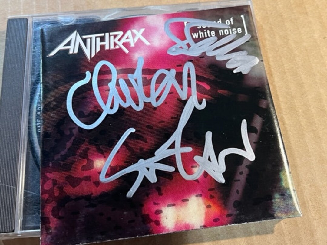 Scott Ian Charlie Benante & Frank Bello Signed Autographed ANTHRAX CD ...