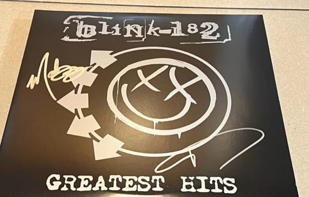 Mark Hoppus & Tom Delonge Dual Signed Autographed BLINK 182 Greatest ...