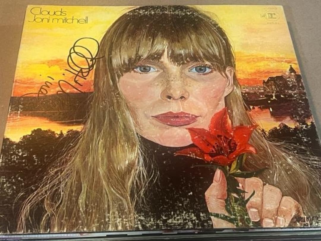 JONI MITCHELL Signed Autographed Vintage Clouds Record Album LP - Etsy