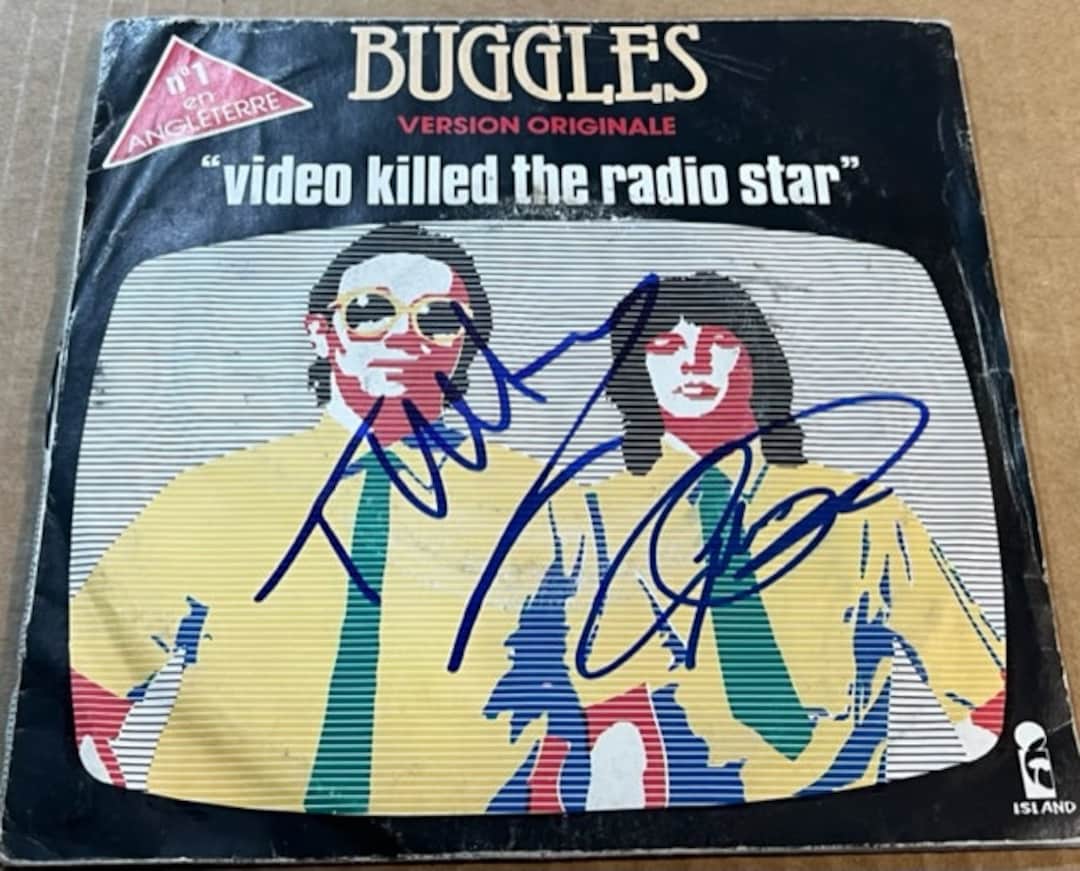Trevor Horn & Geoff Downes Dual Signed Autographed THE BUGGLES - Etsy