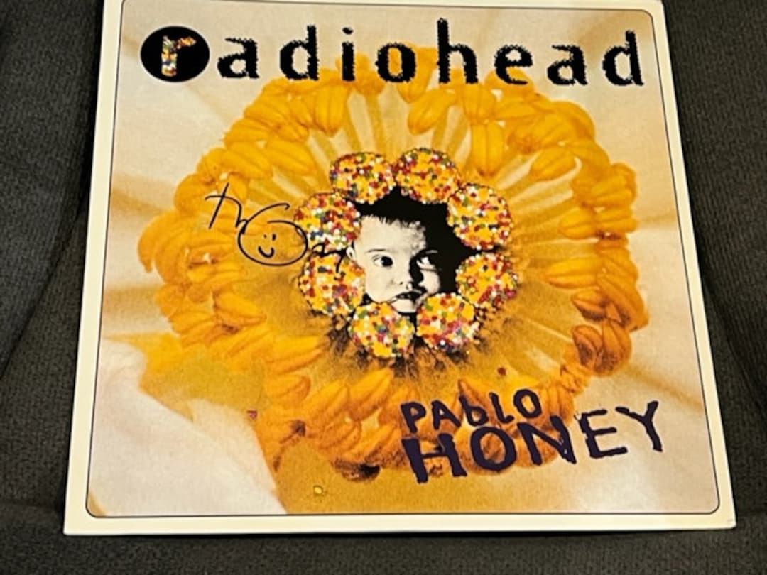 THOM YORKE Signed Autographed RADIOHEAD Pablo Honey Record Album Lp - Etsy