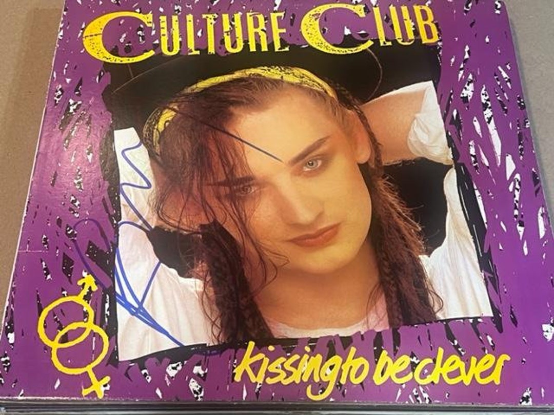 BOY GEORGE Signed Autographed Culture Club Kissing to Be Clever Record ...