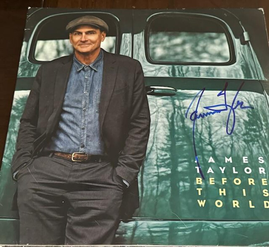 JAMES TAYLOR Signed Autographed Before This World Record Album LP - Etsy