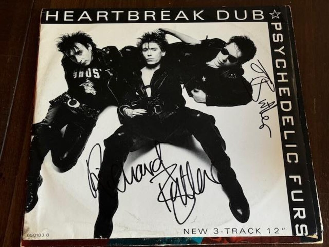 Richard & Tim Butler Dual Signed Autographed Vintage PSYCHEDELIC FURS ...