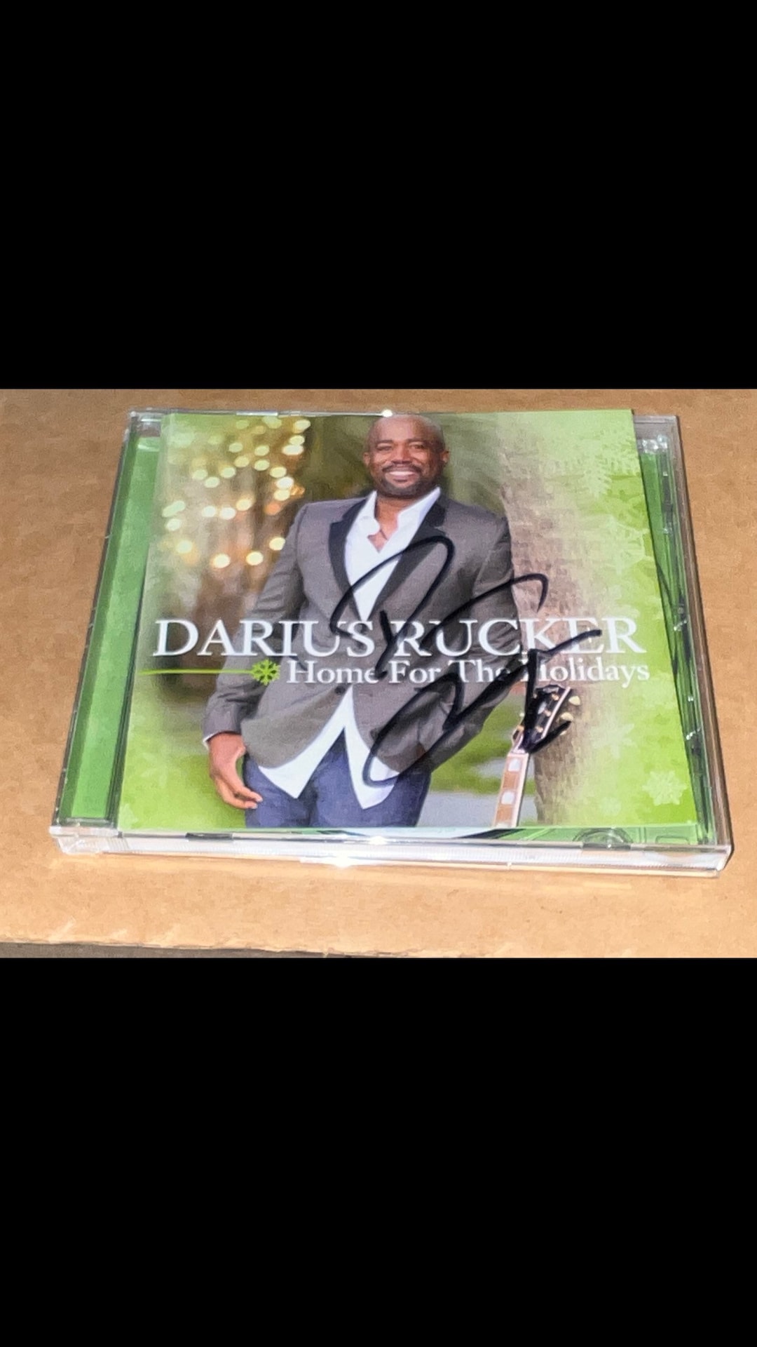 DARIUS RUCKER Signed Autographed Home for the Holidays CD Booklet ...