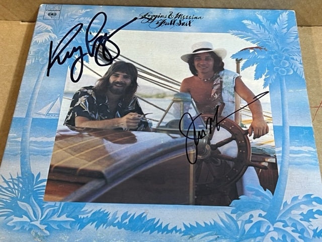 Kenny Loggins and Jim Messina Dual Signed Autographed LOGGINS & MESSINA ...