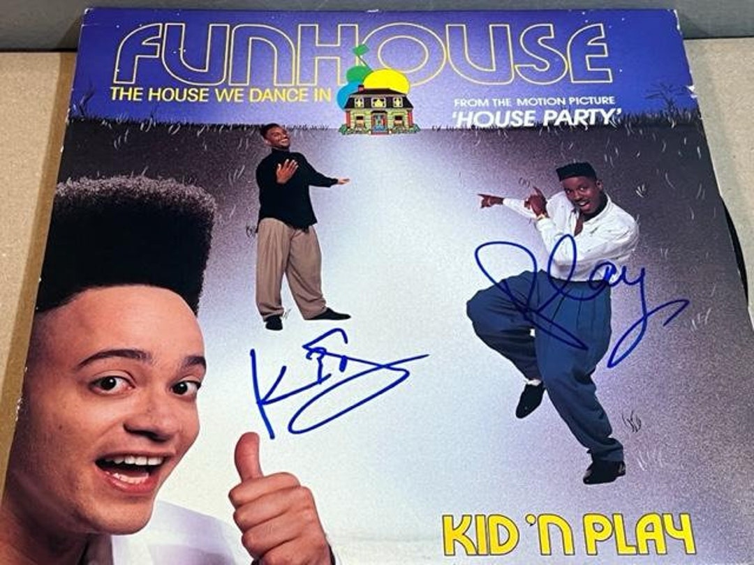 Kid & Play Dual Signed Autographed Vintage Funhouse Record Album L ...