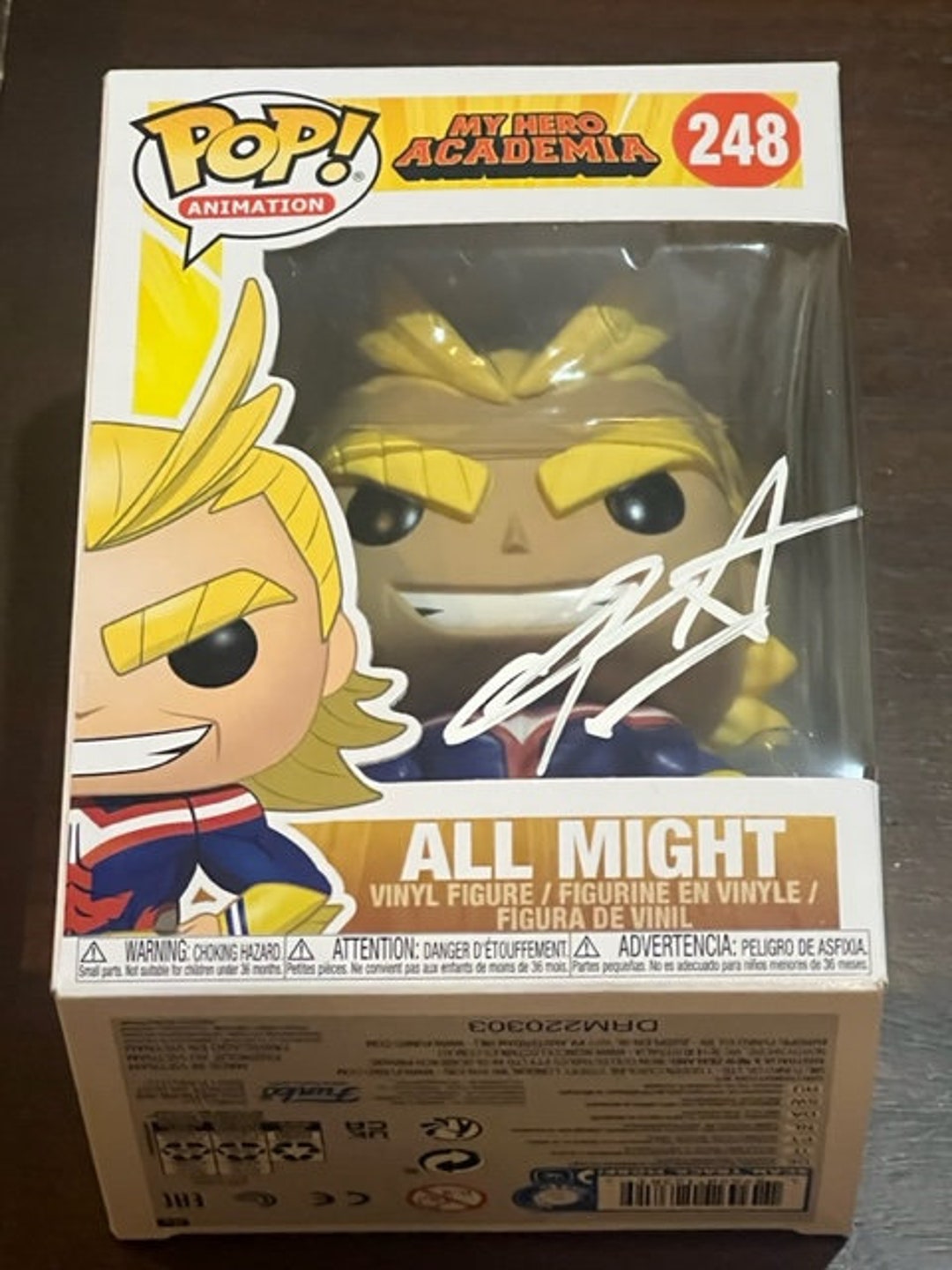 CHRISTOPHER SABAT Signed Autographed My Hero Acadamia All Might Funko Pop - Etsy