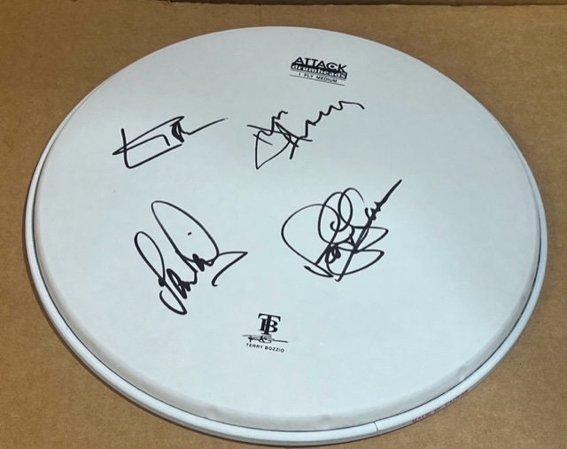 Deep Purple FULL BAND Signed Autographed Drum Head Ian Gillan - Etsy
