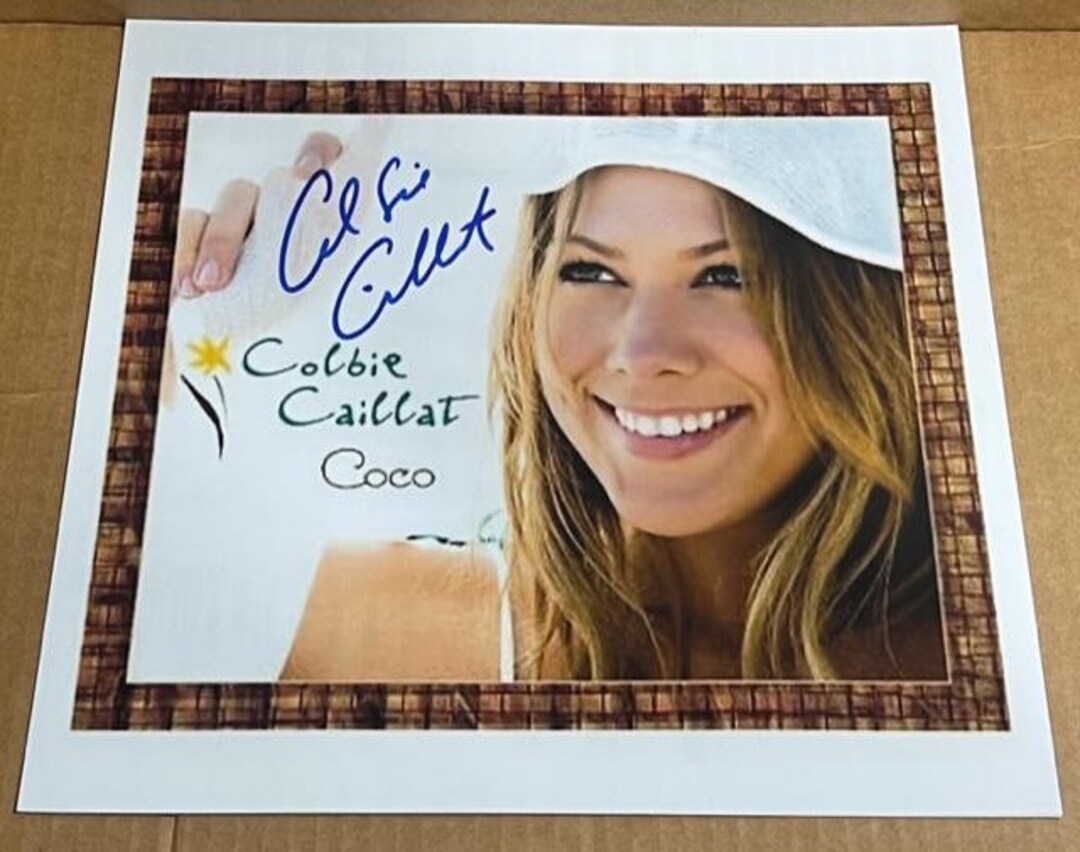 COLBIE CAILLAT Signed Autographed Coco 12x12 Record Album Photograph - Etsy