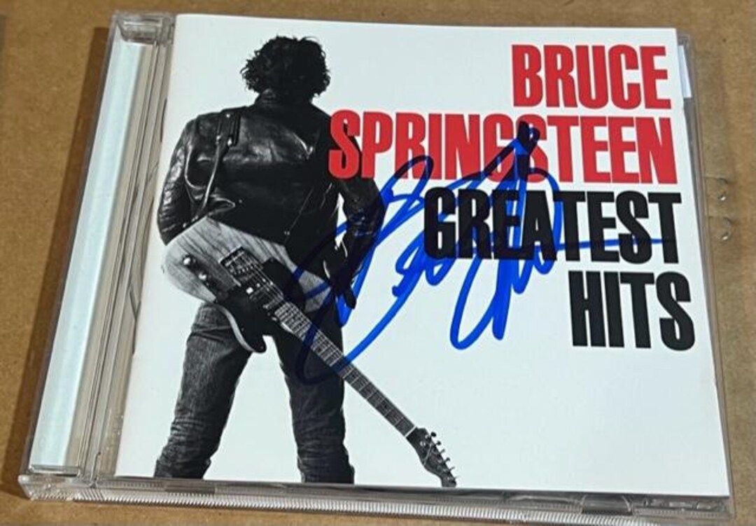 BRUCE SPRINGSTEEN Signed Autographed Greatest Hits CD Booklet - Etsy