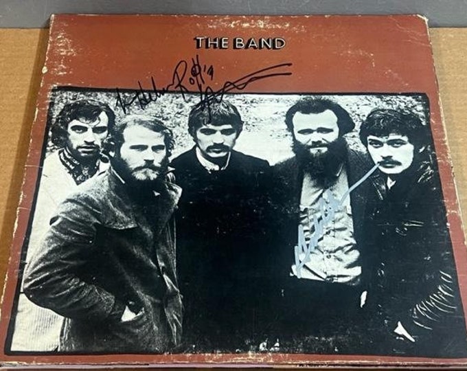 Robbie Robertson Levon Helm & Garth Hudson Signed Autographed THE BAND ...