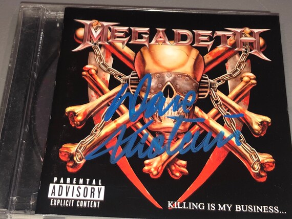 Dave Mustaine Signed Autographed MEGADETH Killing Is My | Etsy