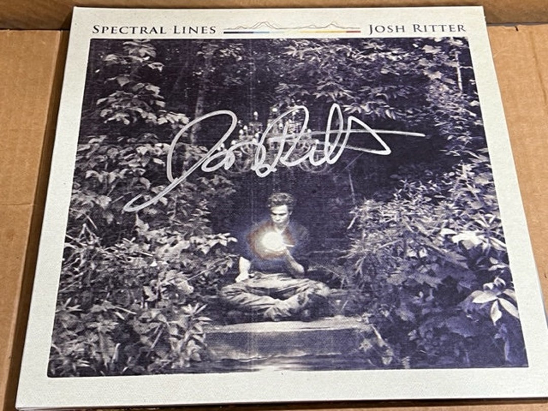 JOSH RITTER Signed Autographed Spectral Lines Record Album LP - Etsy