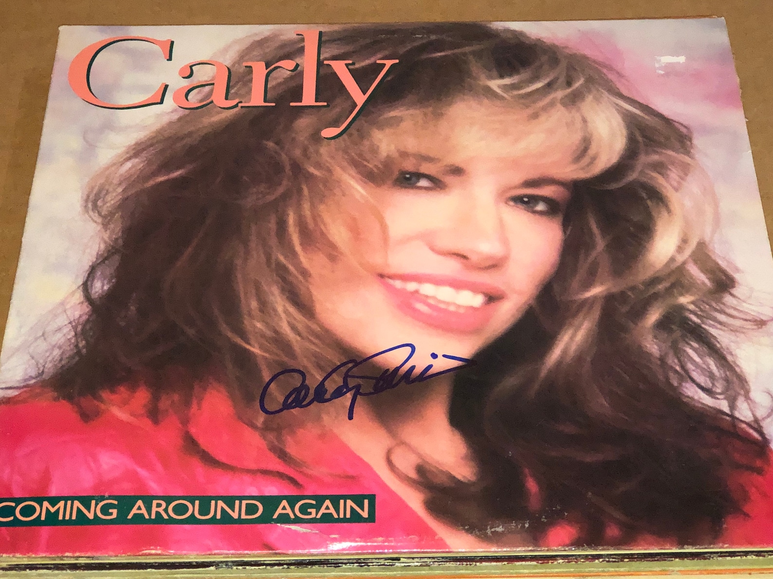 CARLY SIMON Signed Autographed Vintage Coming Around Again Record Album ...
