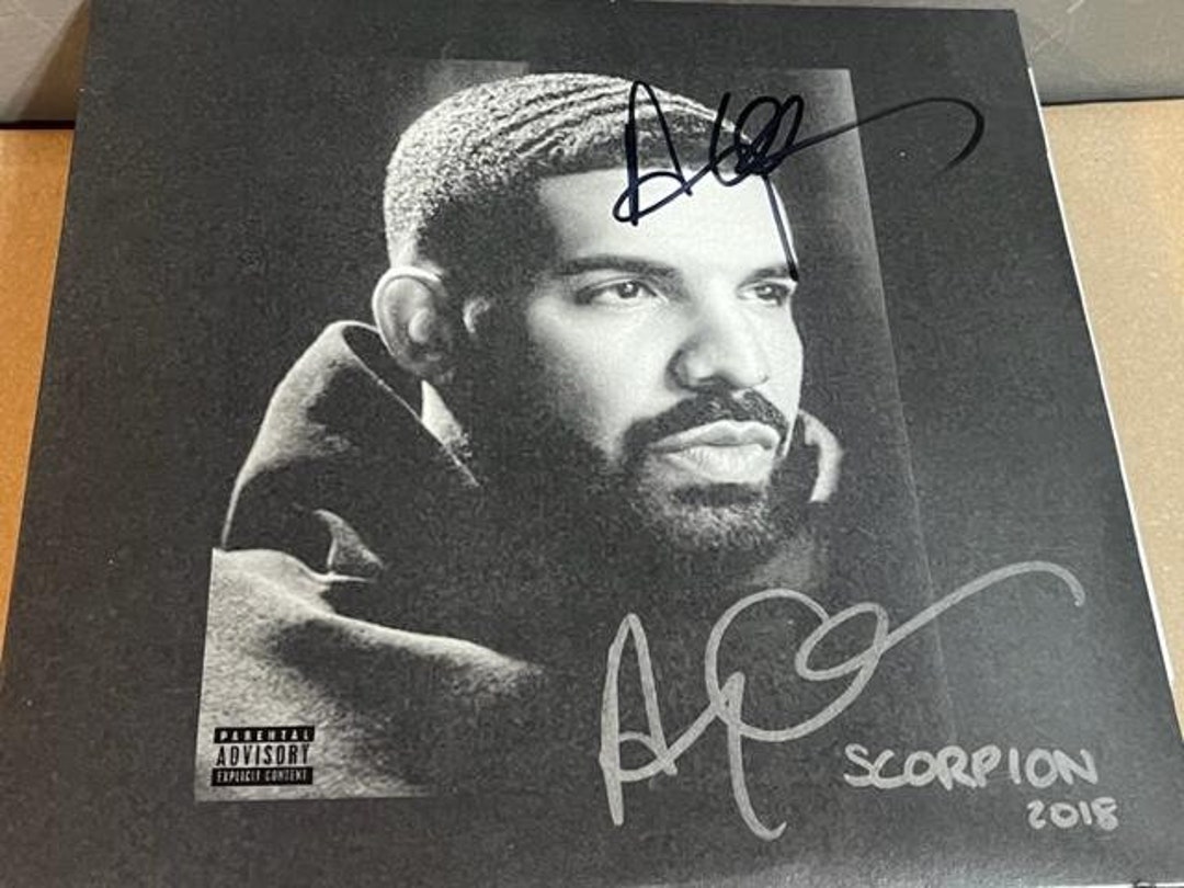 DRAKE Signed Autographed Scorpion Record Album LP - Etsy