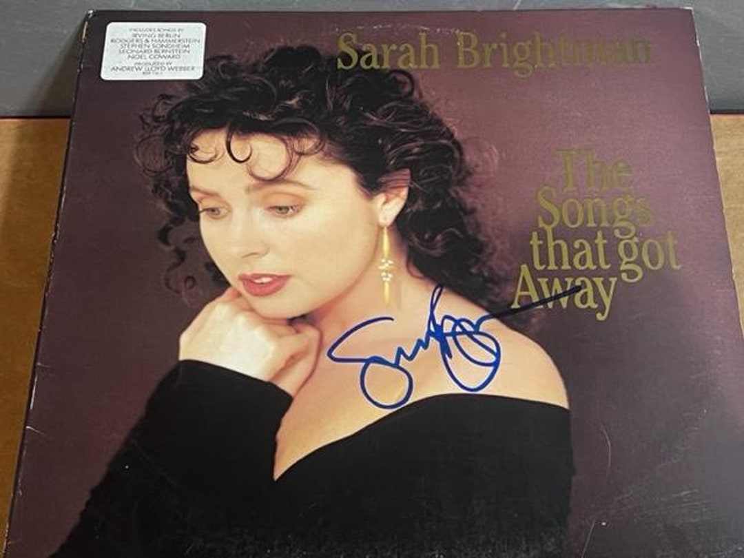 SARAH BRIGHTMAN Signed Autographed Vintage Songs That Got Away Record ...