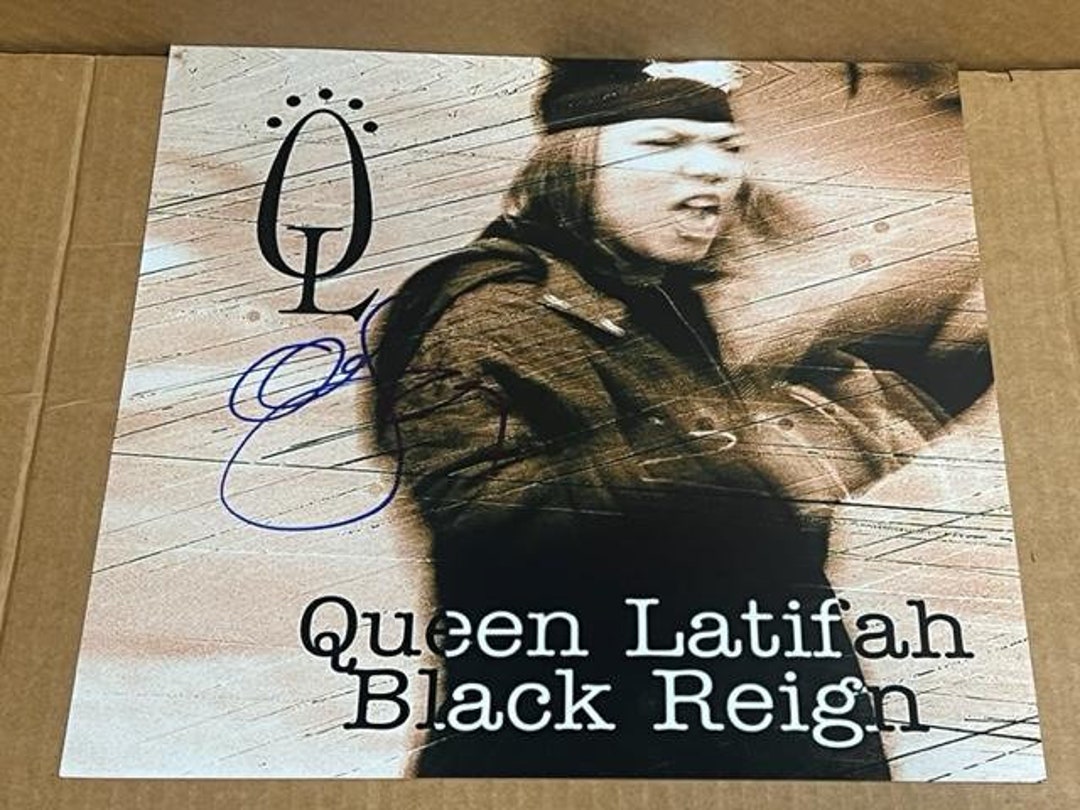 QUEEN LATIFAH Signed Autographed Black Reign 12x12 Record Album Photograph - Etsy
