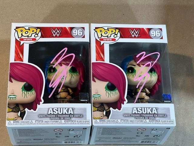 ASUKA Signed Autographed WWE Funko Pop Etsy UK