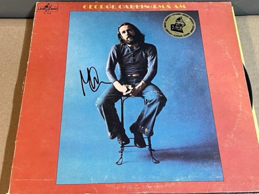 George Carlin Signed Autographed Vintage FM/AM Record Album Lp - Etsy