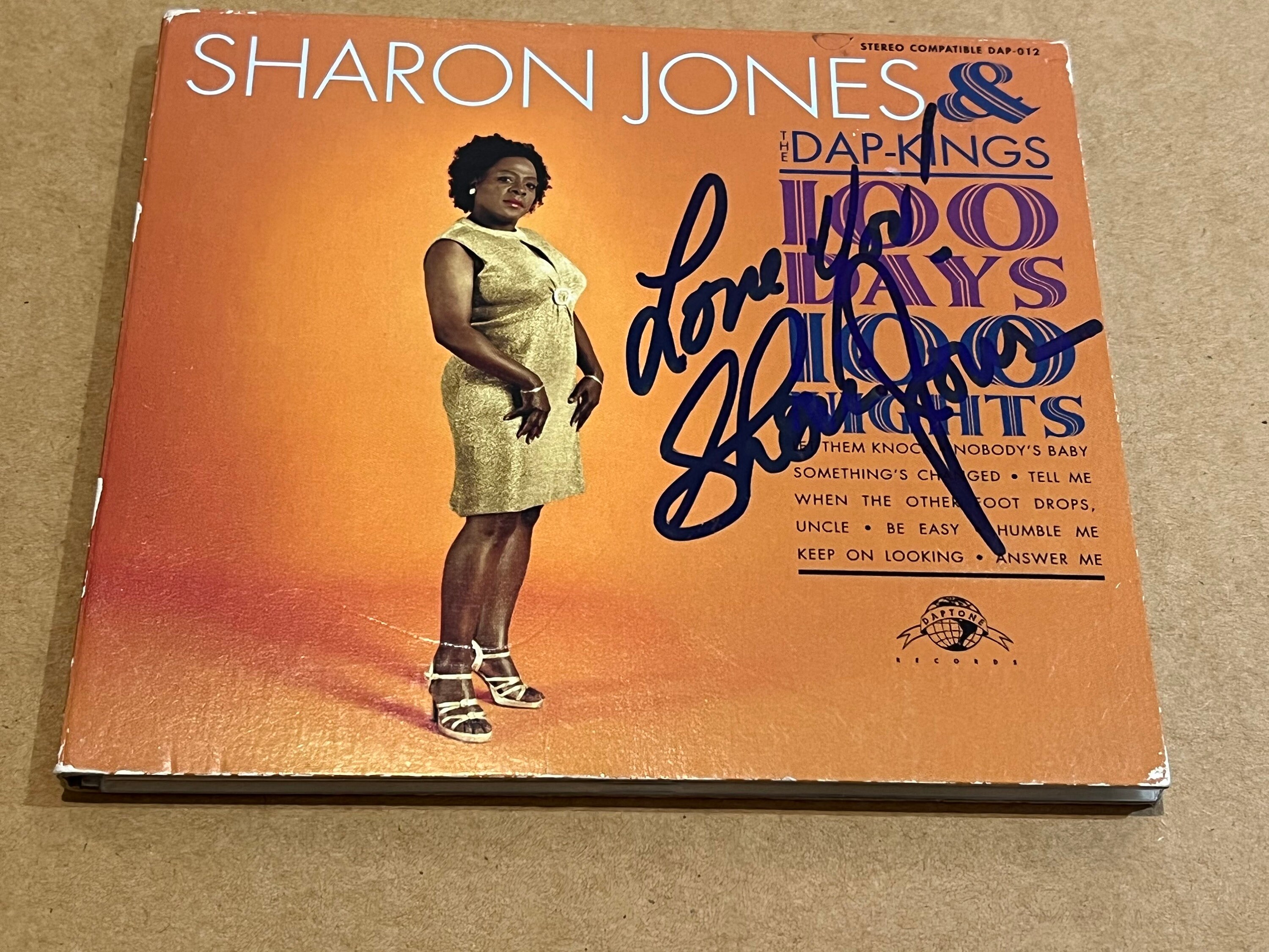 SHARON JONES Signed Autographed 100 Days 100 Nights CD Booklet - Etsy