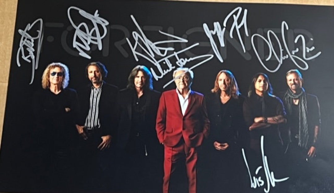 Foreigner FULL BAND Signed Autographed 11x17 Color Photo Mick - Etsy
