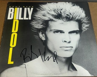 Glittered Billy Idol Don't Stop Album - Etsy