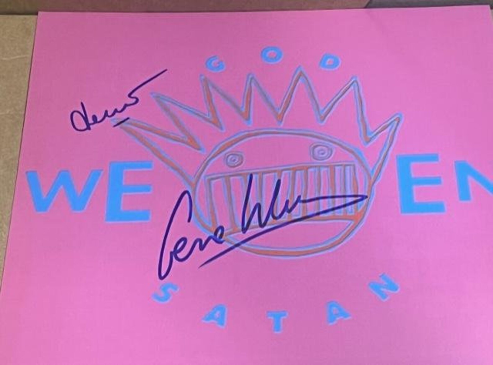 Gene Ween & Deen Ween Dual Signed Autographed WEEN 12x12 Record Album ...