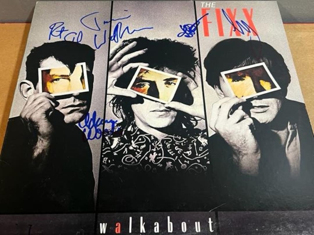 The Fixx FULL BAND Signed Autographed Vintage Walkabout Record Album LP ...