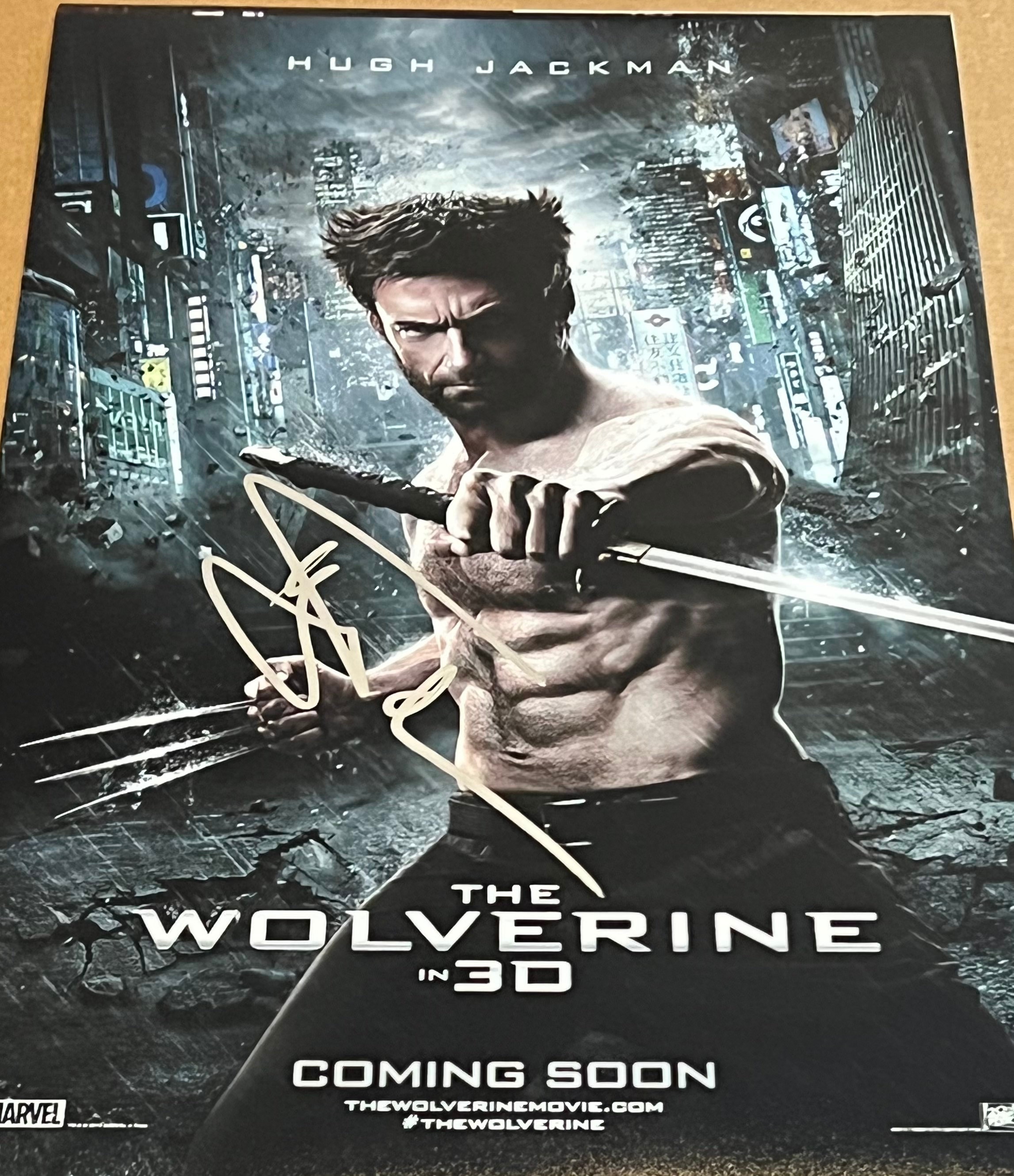 HUGH JACKMAN Signed Autographed 11x17 the Wolverine Movie Poster - Etsy