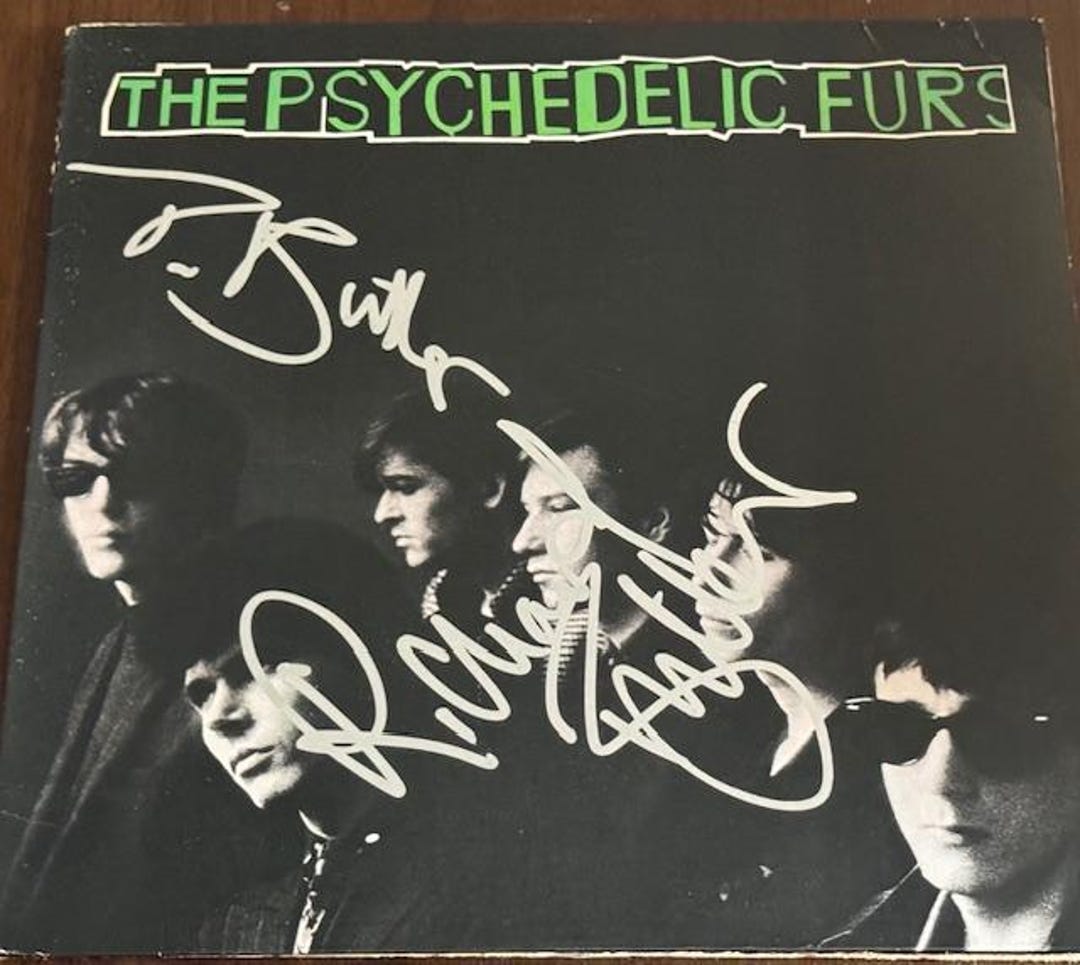 Richard & Tim Butler Dual Signed Autographed PSYCHEDELIC FURS Record ...