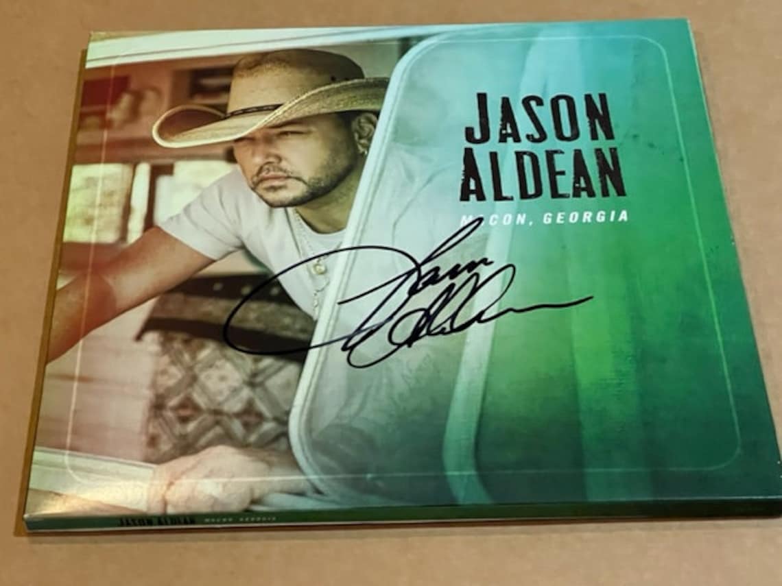 JASON ALDEAN Signed Autographed Macon Georgia Record Album LP - Etsy