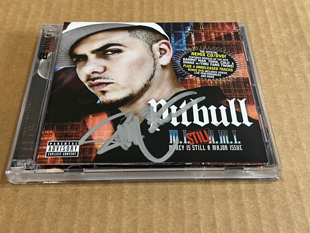 PITBULL Signed Autographed M.I.A.M.I Cd Booklet - Etsy