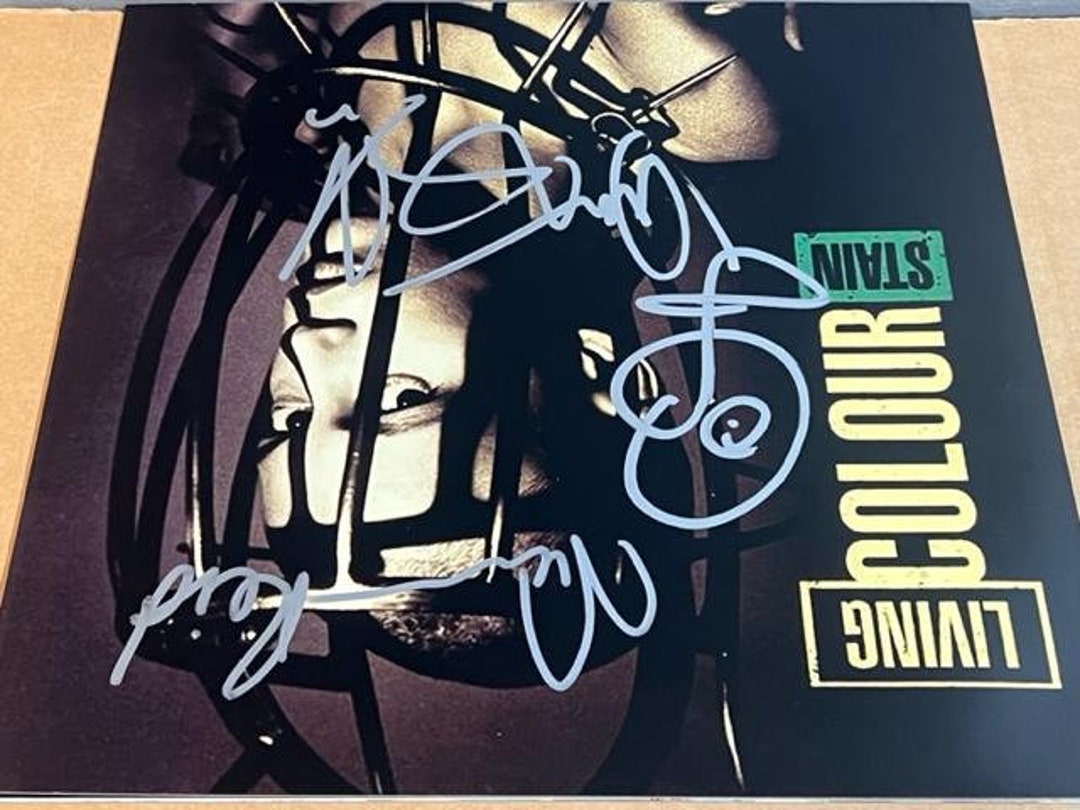 Living Colour FULL BAND Signed Autographed Stain 12x12 Record Album ...