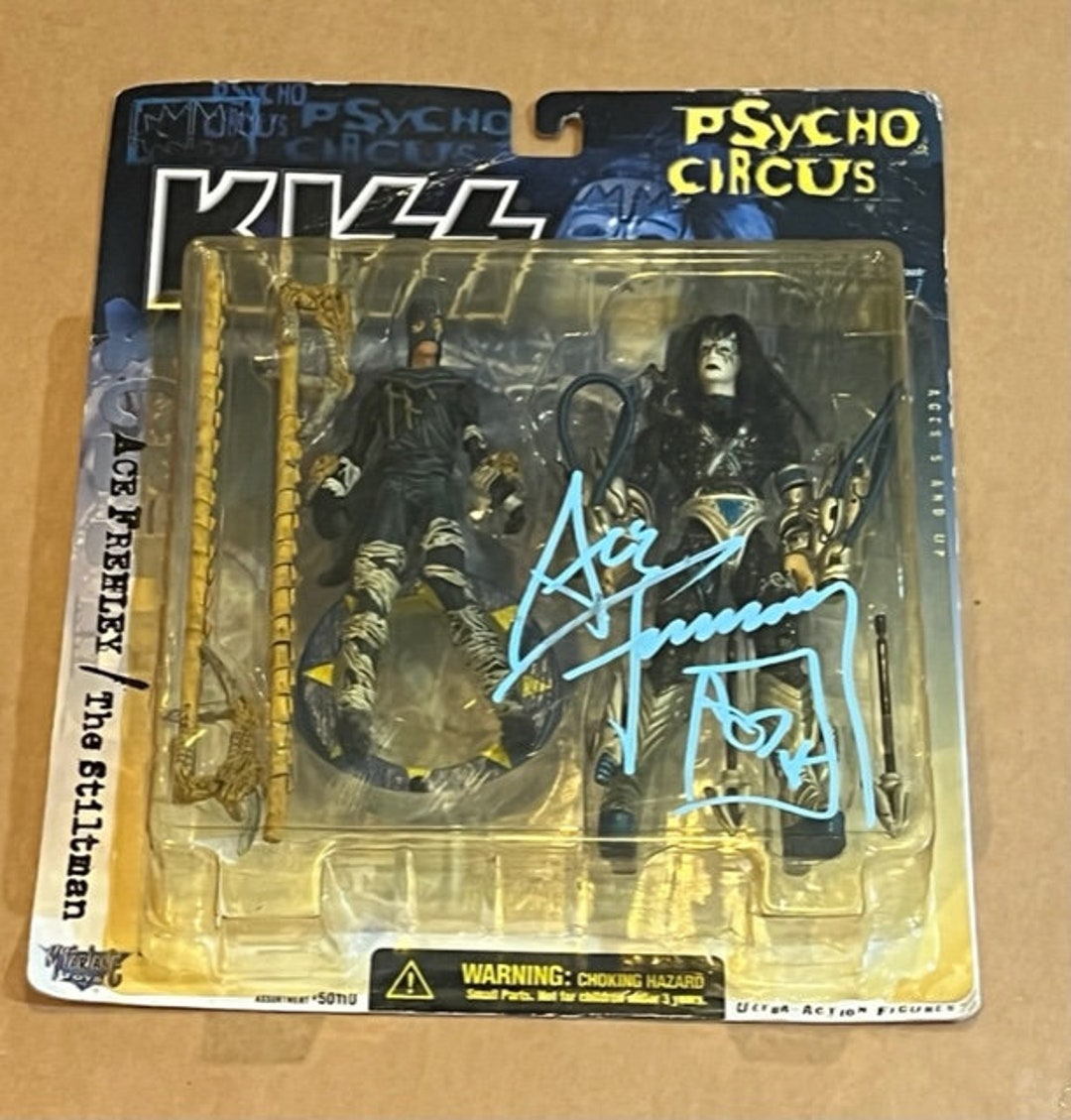 ACE FREHLEY Signed Autographed KISS Psycho Circus Figure - Etsy
