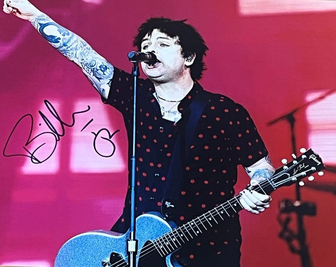 Billie Joe Mike & Tre Cool Signed Autographed GREEN DAY Greatest Hits ...