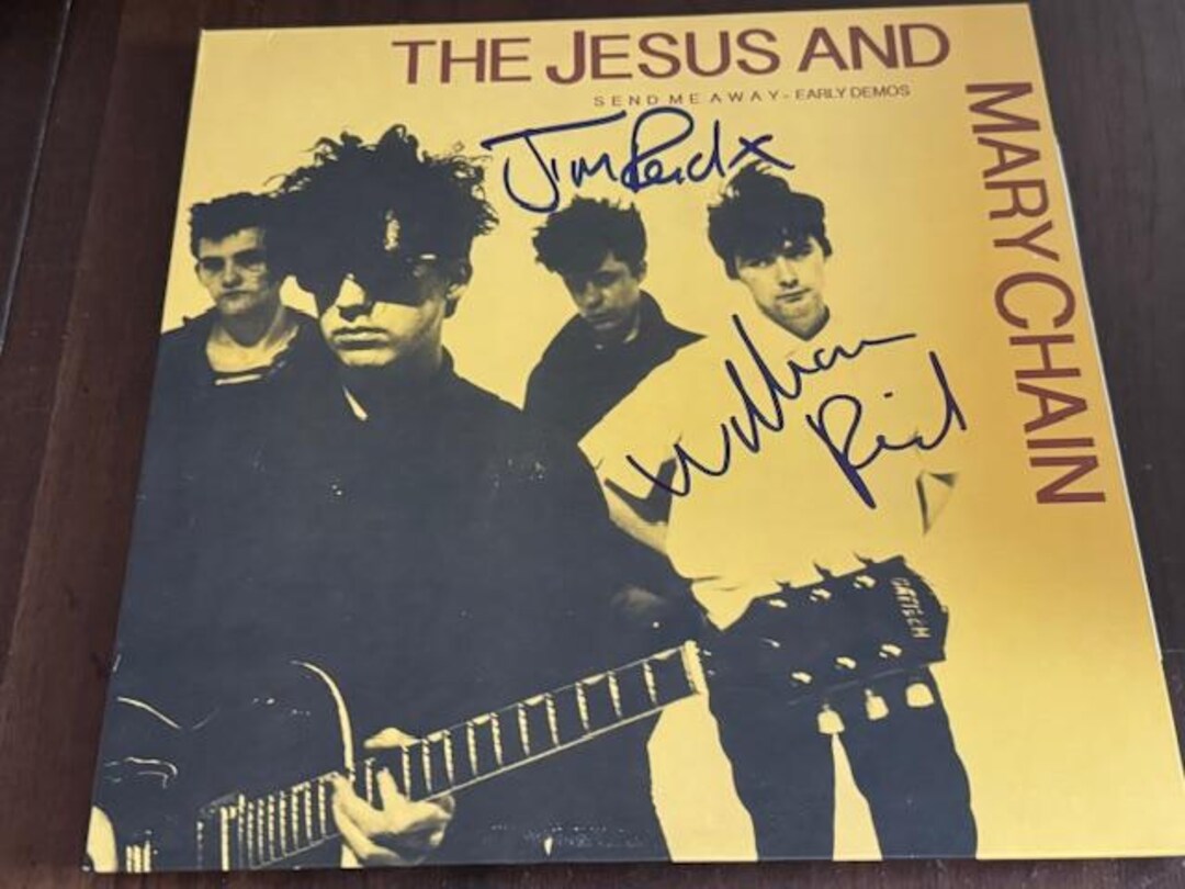 Jim & William Reid Dual Signed Autographed Jesus and Mary Chain Record ...