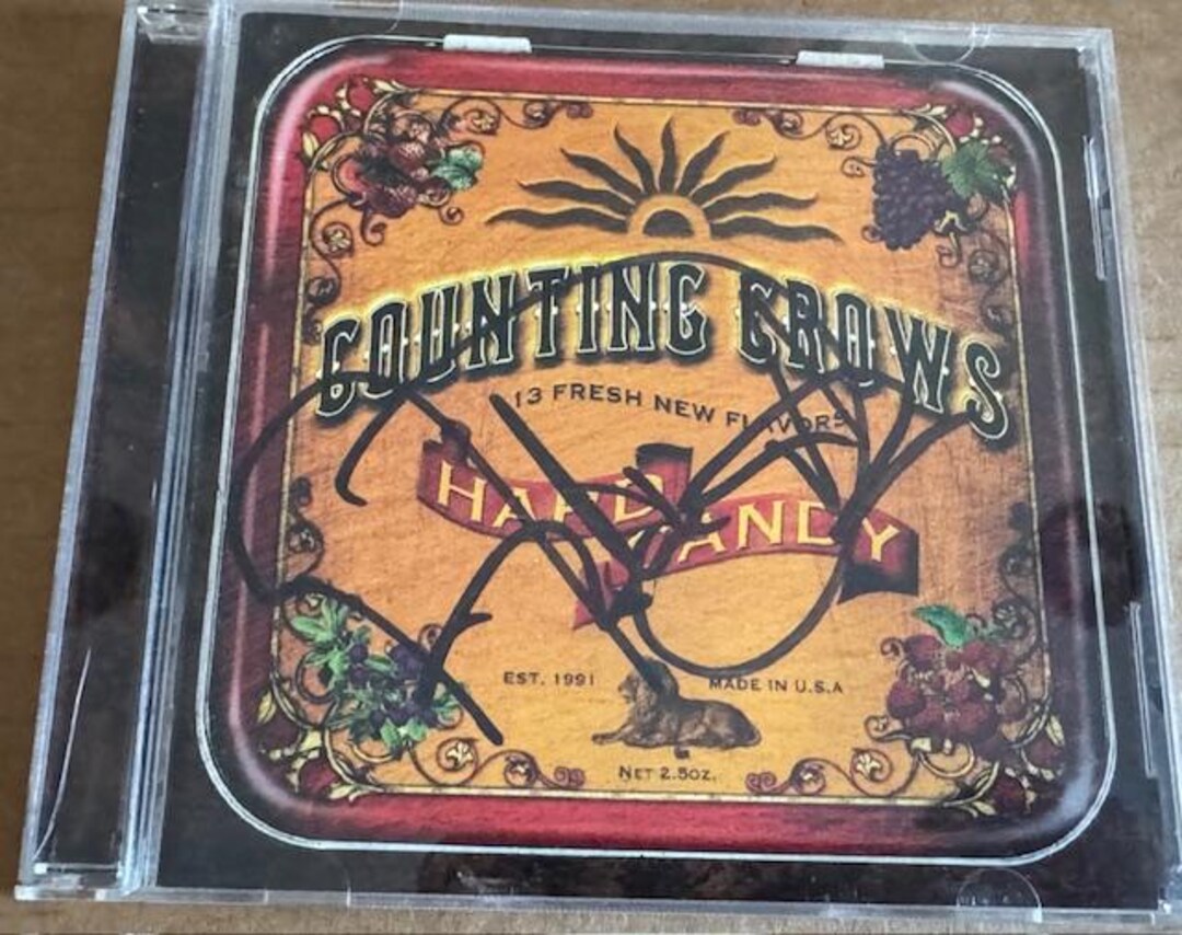 Adam Duritz Signed Autographed COUNTING CROWS Hard Candy CD Booklet - Etsy