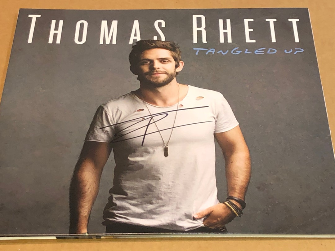 THOMAS RHETT Signed Autographed Tangled up Record Album LP - Etsy UK