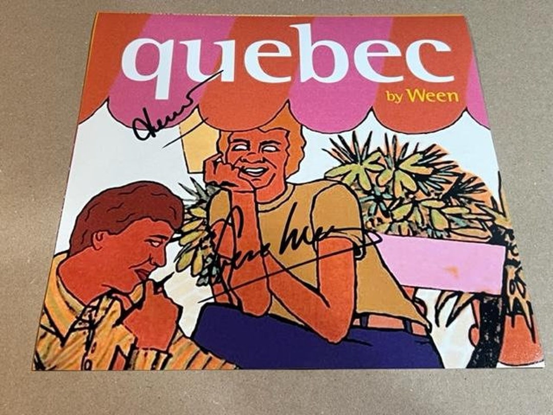 Gene Ween & Deen Ween Dual Signed Autographed WEEN Quebec 12x12 Record ...
