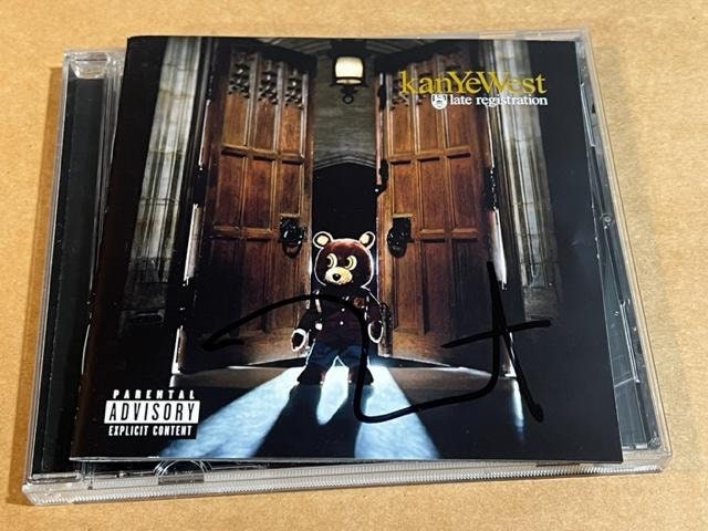 KANYE WEST Signed Autographed Late Registration CD Booklet - Etsy