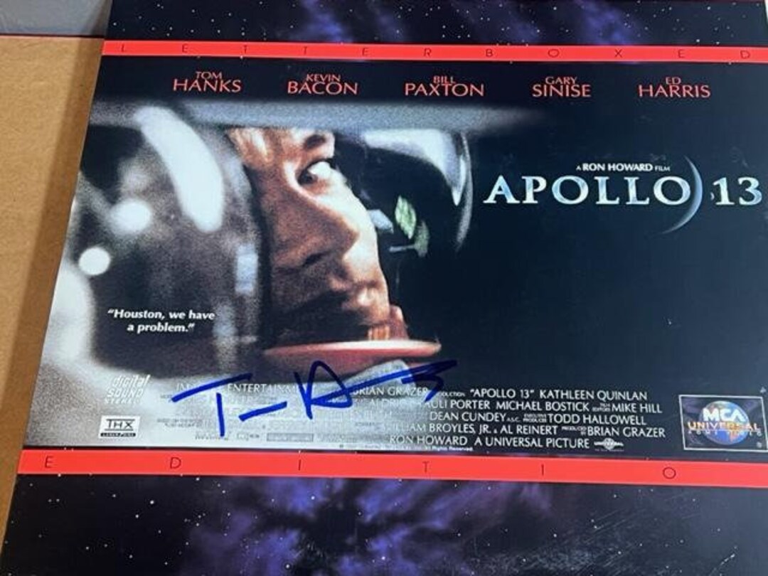 TOM HANKS Signed Autographed Vintage APOLLO 13 Laser Disc - Etsy