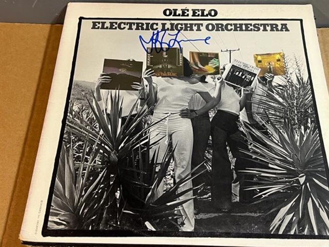 Jeff Lynne Signed Autographed Vintage ELECTRIC LIGHT ORCHESTRA Ole Elo ...