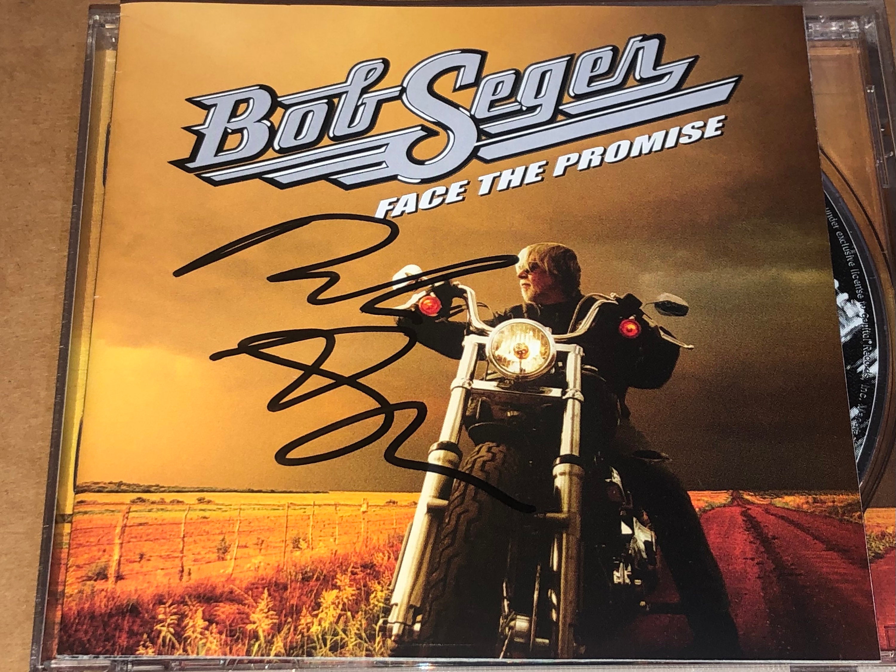 BOB SEGER Signed Autographed Face the Promise CD Booklet - Etsy UK
